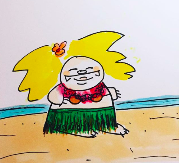 Hula Baby – Lonely Troll Girl